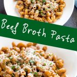 Beef Broth Pasta with Onion and Parmesan | Sprinkles and Sprouts