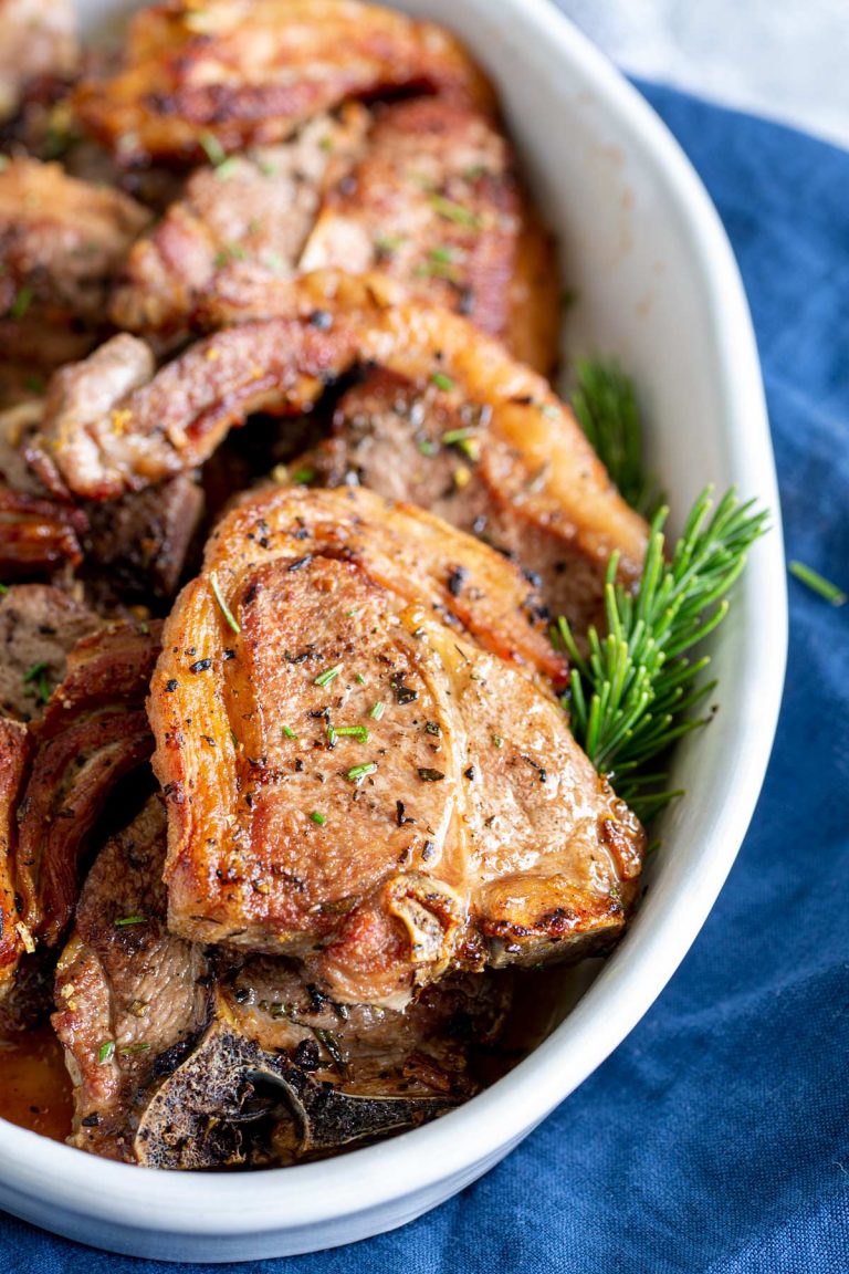 Easy Lamb Porterhouse (Lamb Loin Chops) - Sprinkles and Sprouts