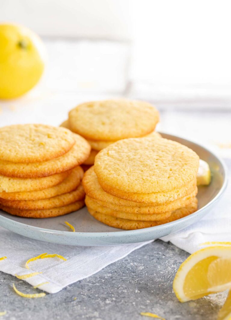 Lemon Wafer Cookies - Sprinkles and Sprouts