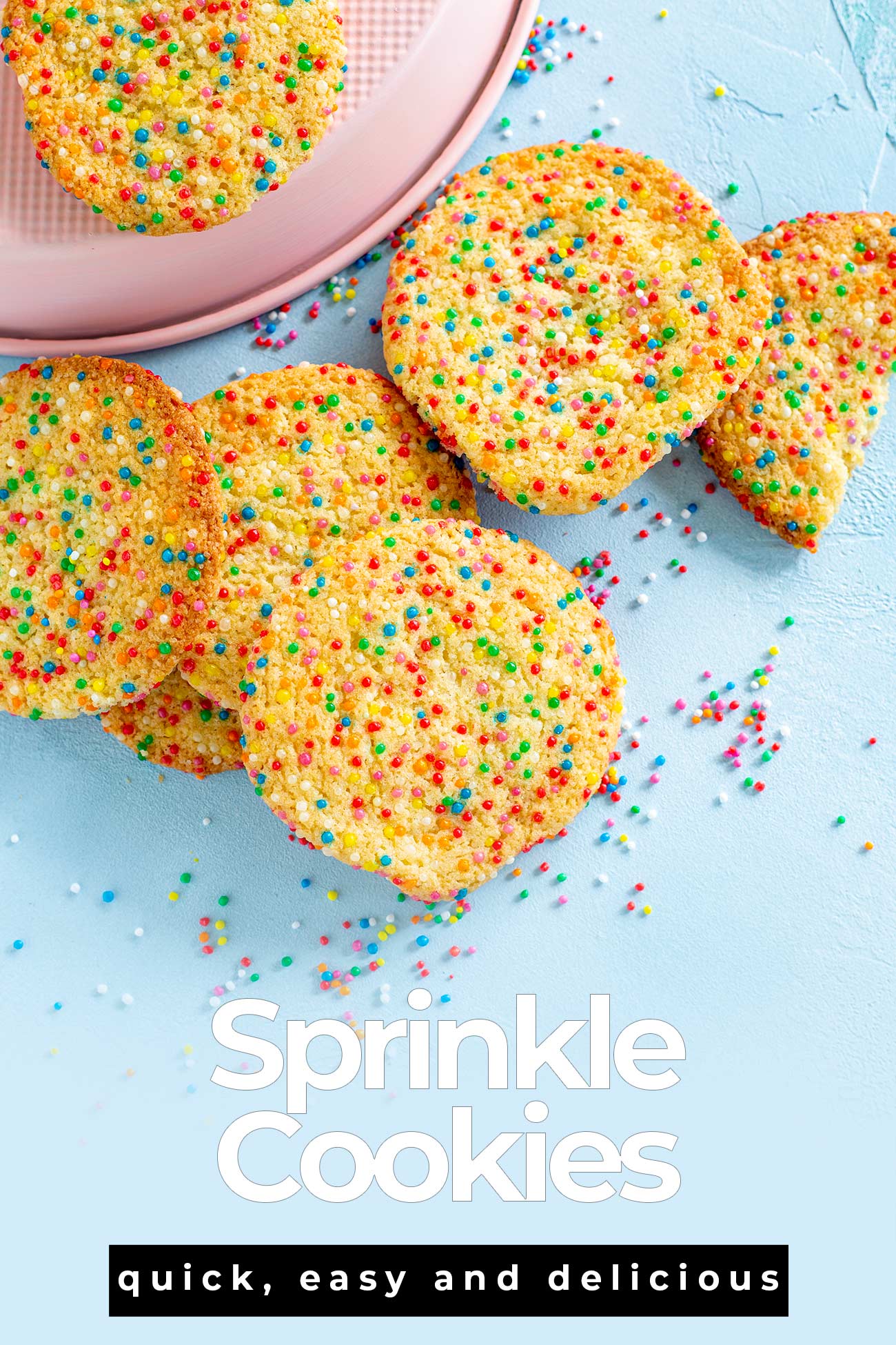 Sprinkle Cookies - Sprinkles and Sprouts