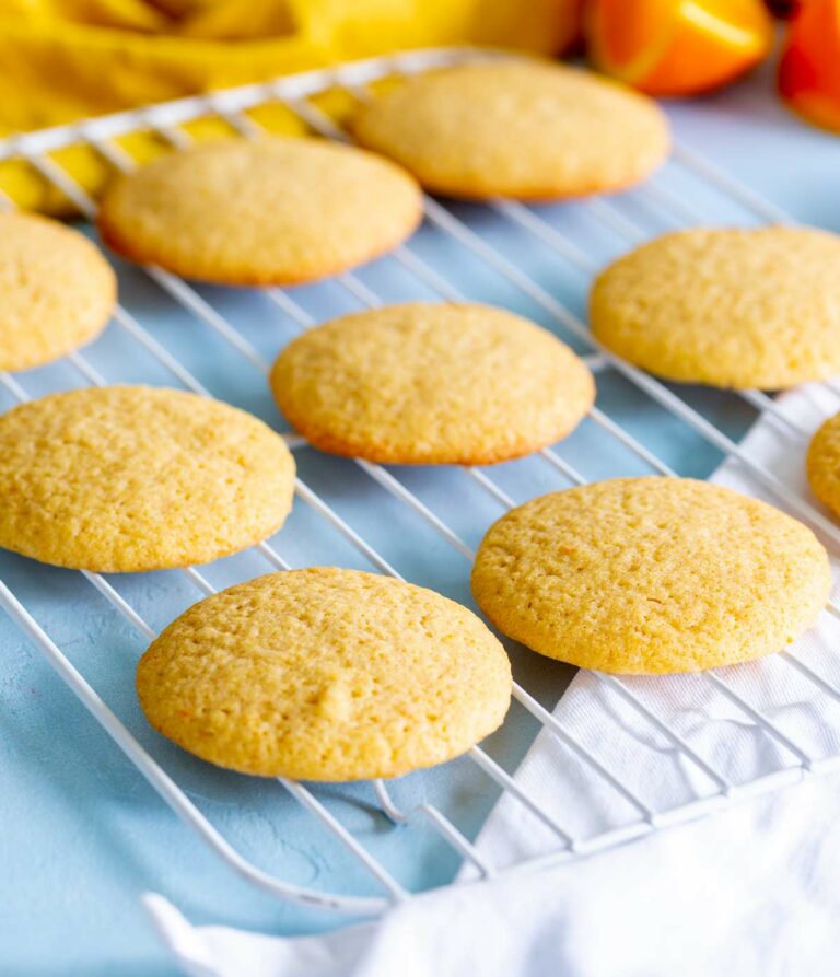 Orange Cookies - Sprinkles and Sprouts