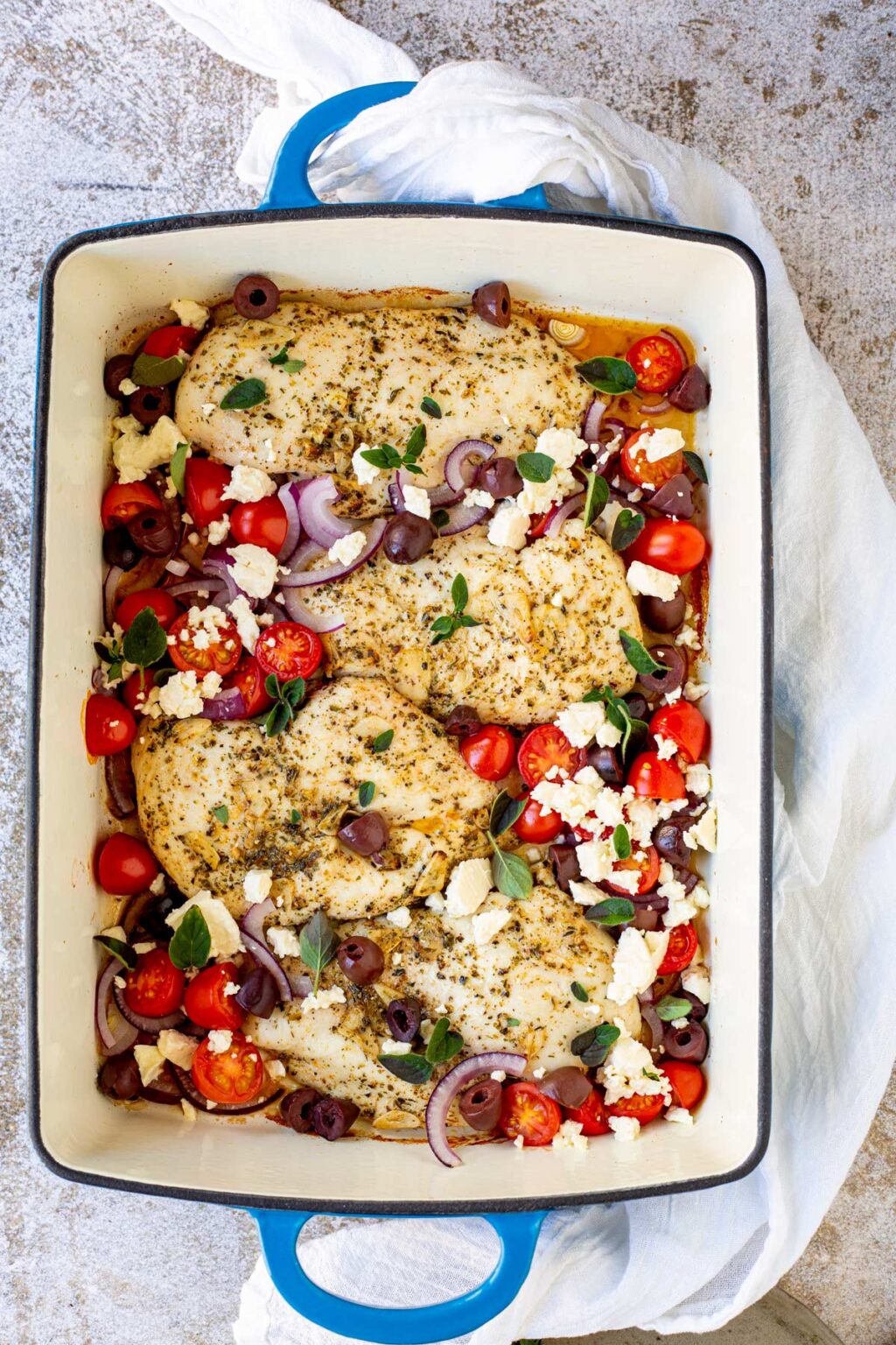 Baked Greek Chicken Breasts - Sprinkles and Sprouts