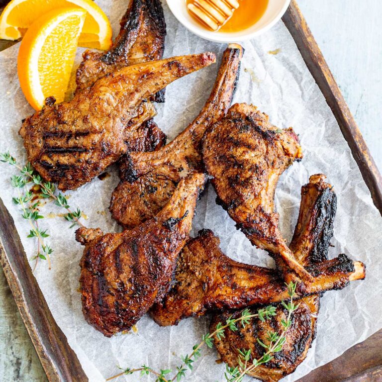 Honey Jerk Lamb Chops - Sprinkles and Sprouts