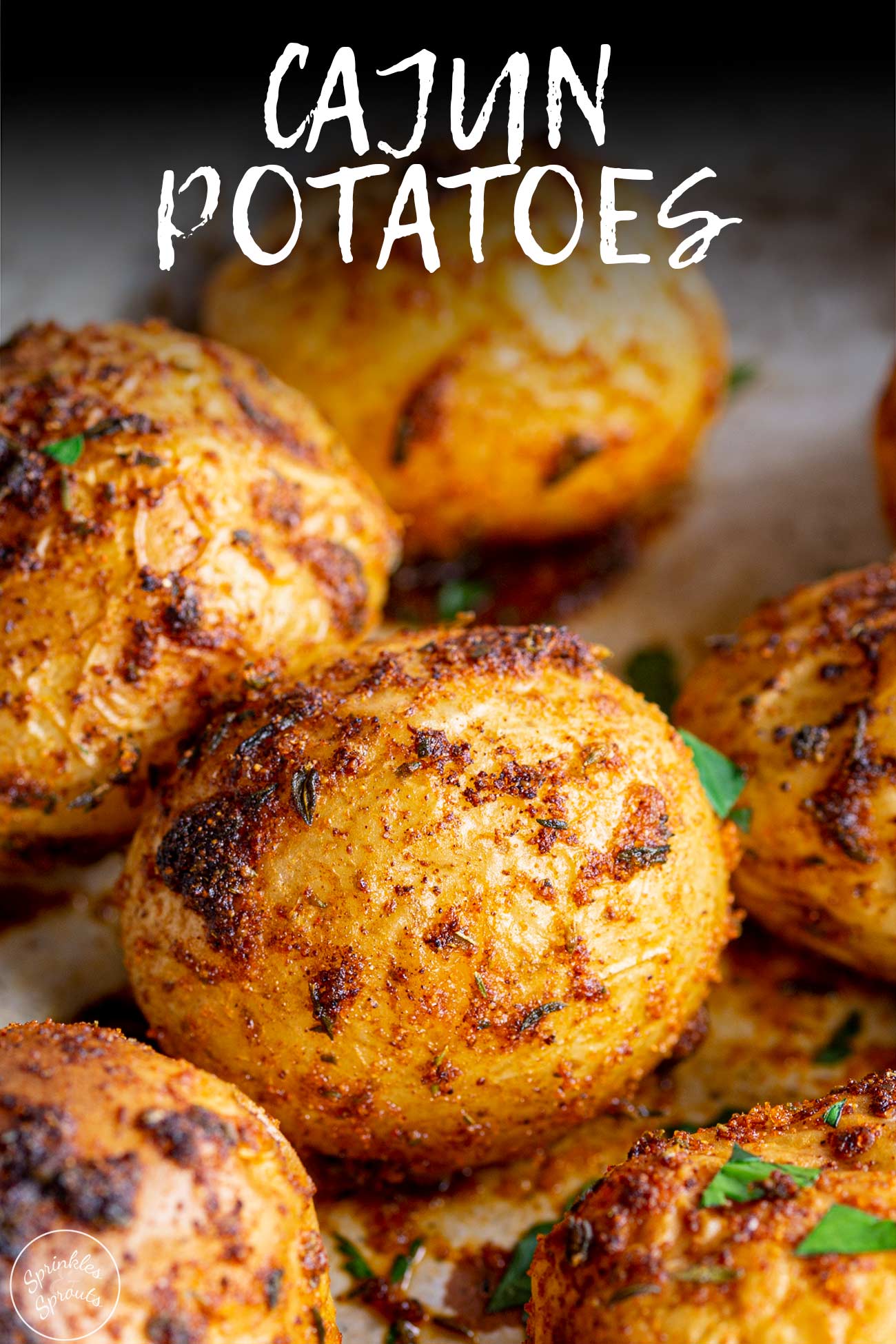 Cajun Potatoes - Sprinkles and Sprouts