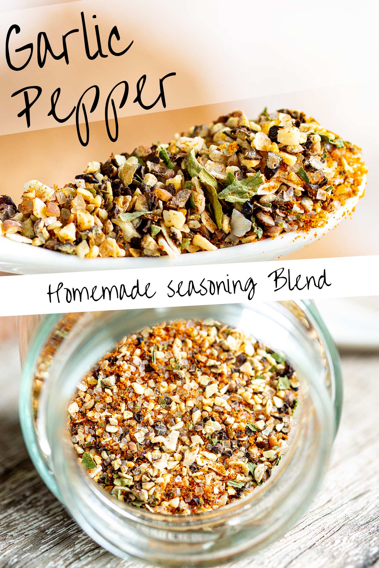 Garlic Pepper Seasoning - Sprinkles and Sprouts