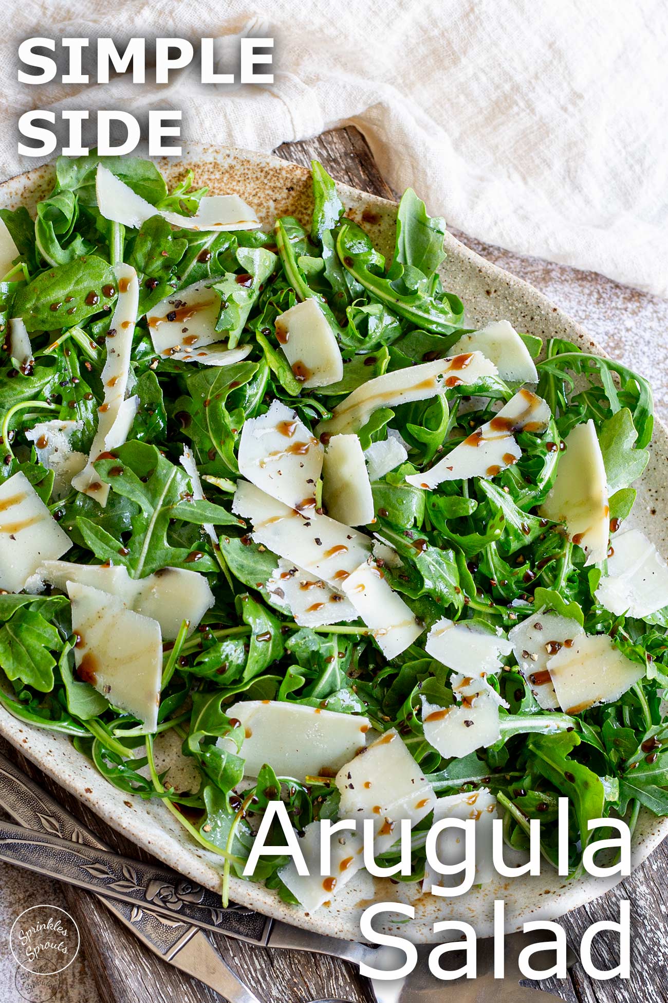 Rocket Salad - Sprinkles and Sprouts