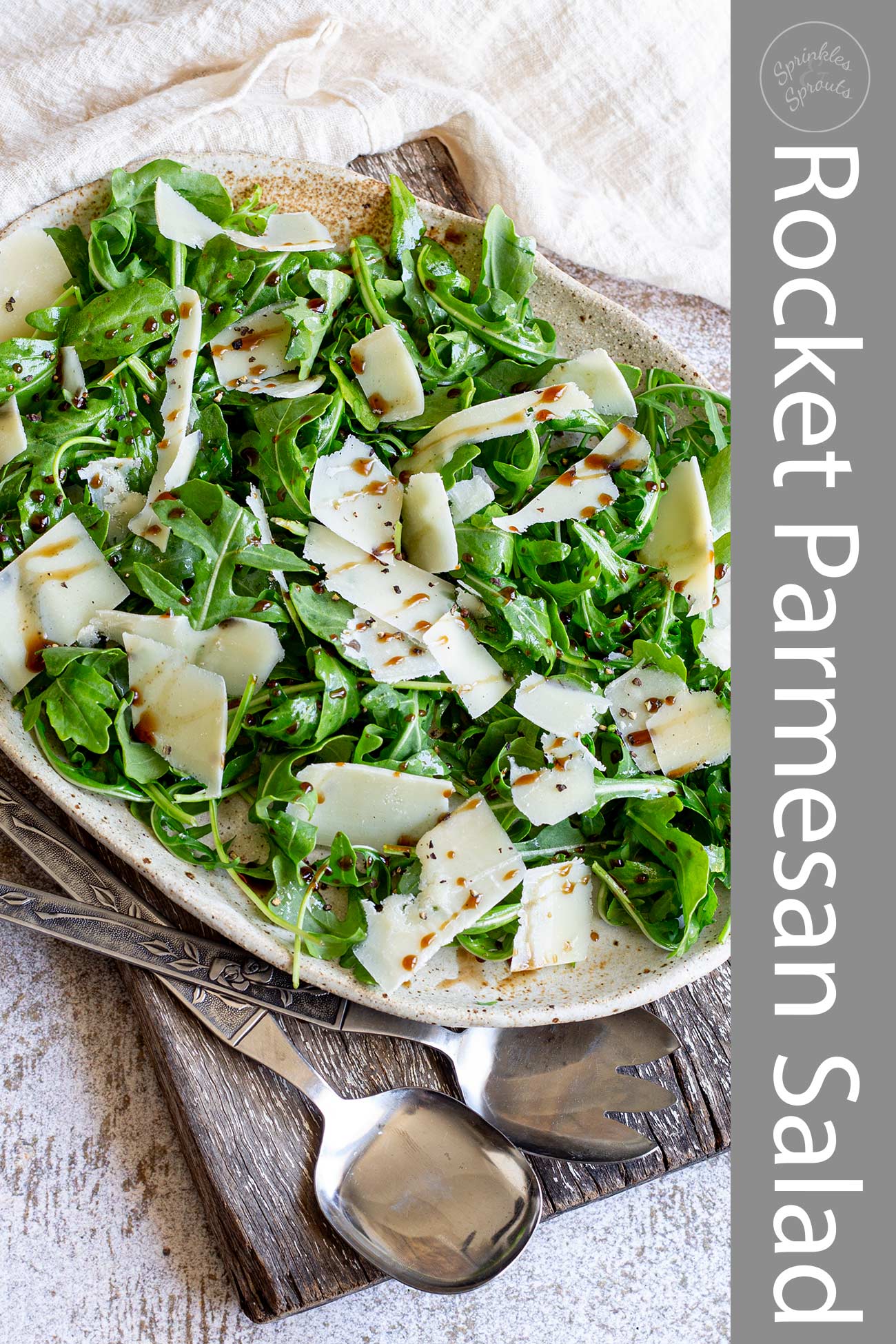 Rocket Salad - Sprinkles and Sprouts