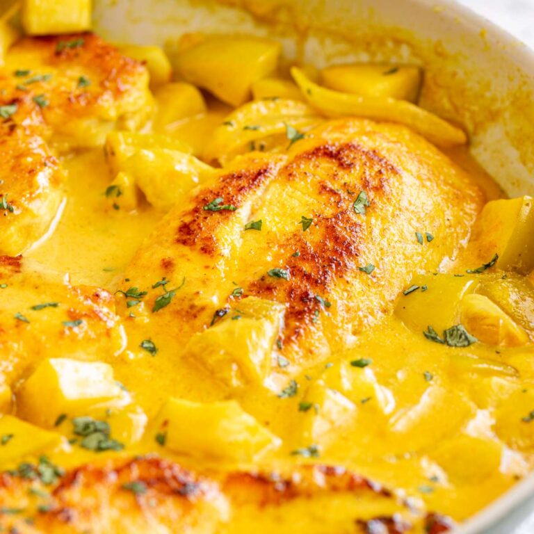 Curried Chicken Breasts - Sprinkles and Sprouts