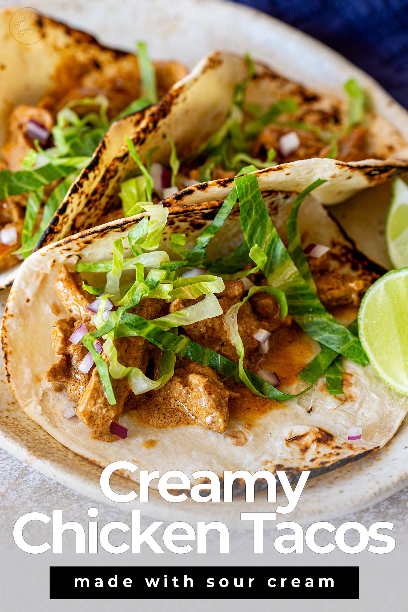 Creamy Taco Chicken - Sprinkles and Sprouts