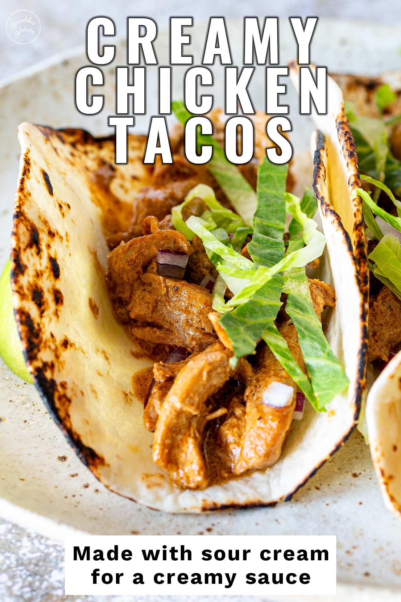 Creamy Taco Chicken - Sprinkles and Sprouts