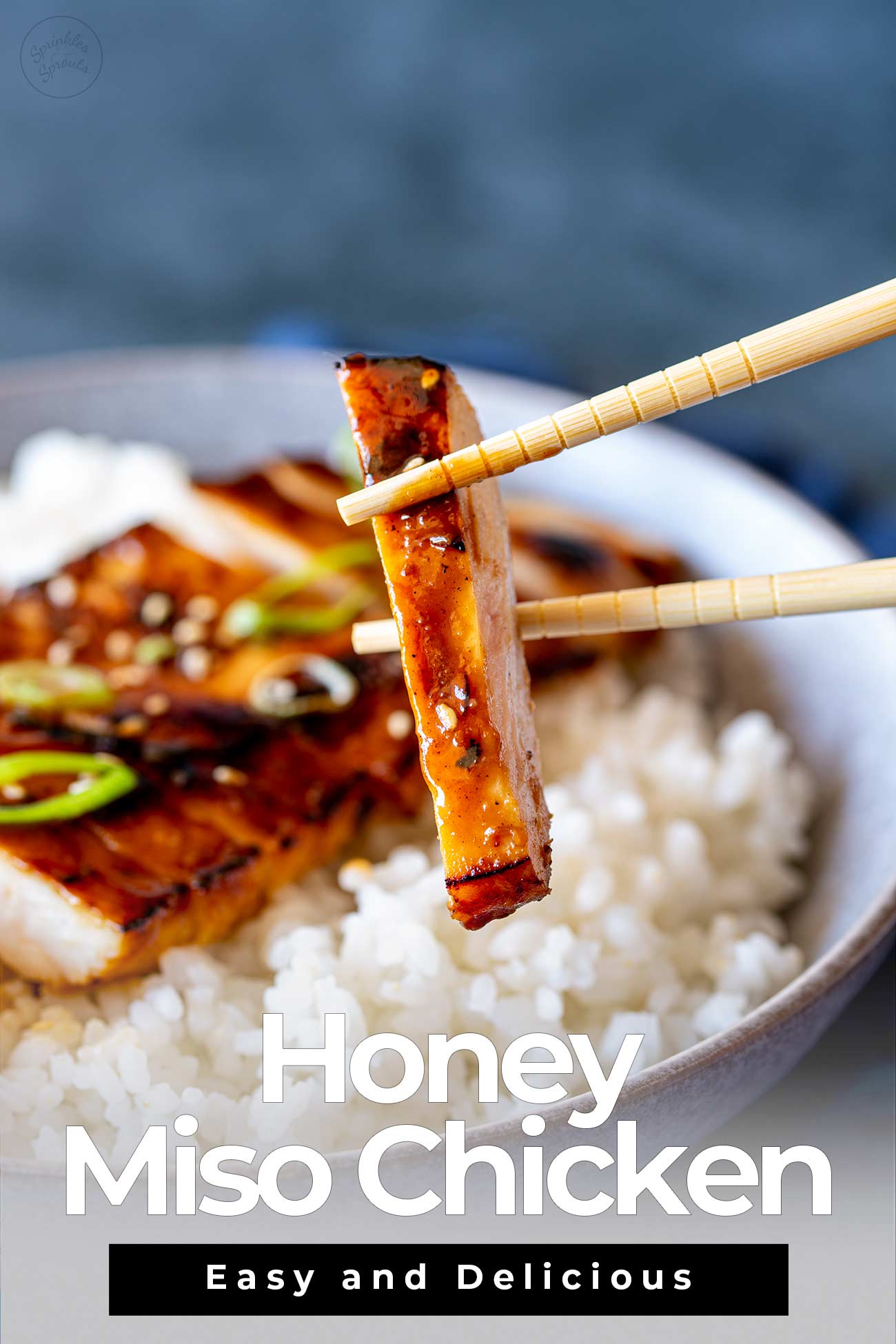 Honey Miso Chicken - Sprinkles and Sprouts