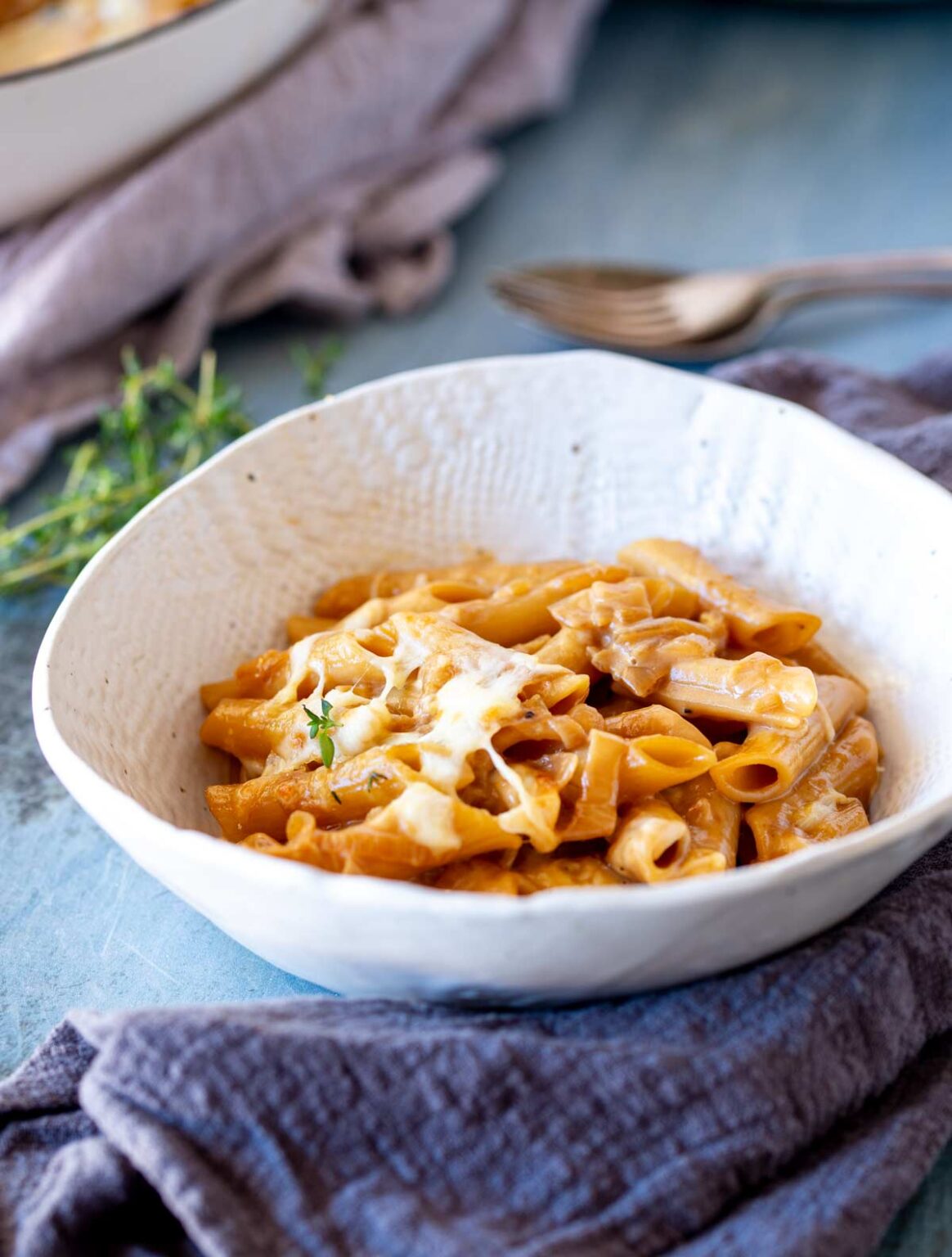 French Onion Pasta - Sprinkles and Sprouts